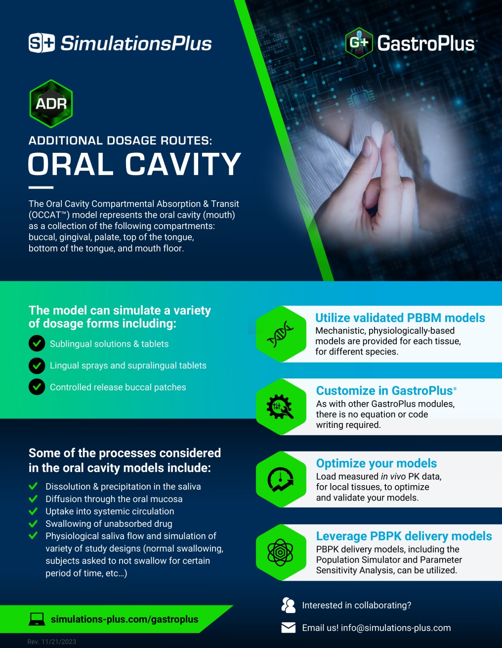 GP ADR-Oral Cavity Module Flyer - Simulations Plus