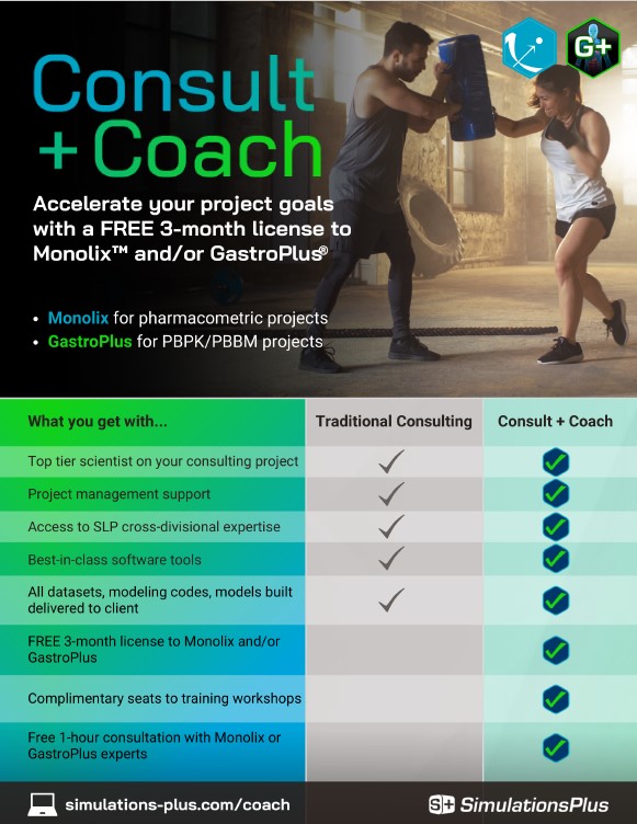 Consult & Coach Comparison Flyer - Simulations Plus
