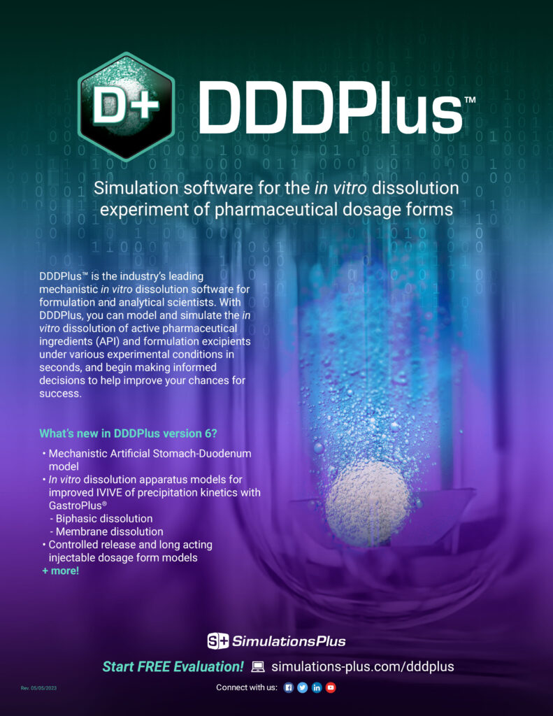 DDDPlus™ Product Brochure - Simulations Plus