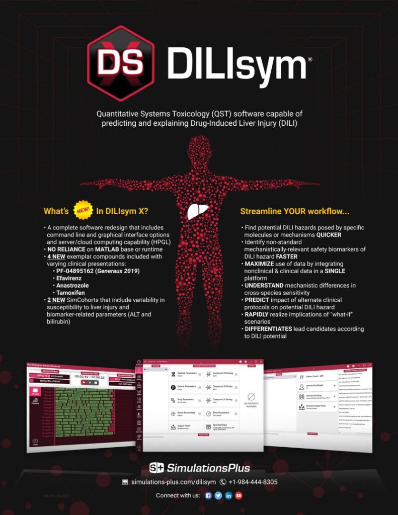 DILIsym® X Product Brochure - Simulations Plus