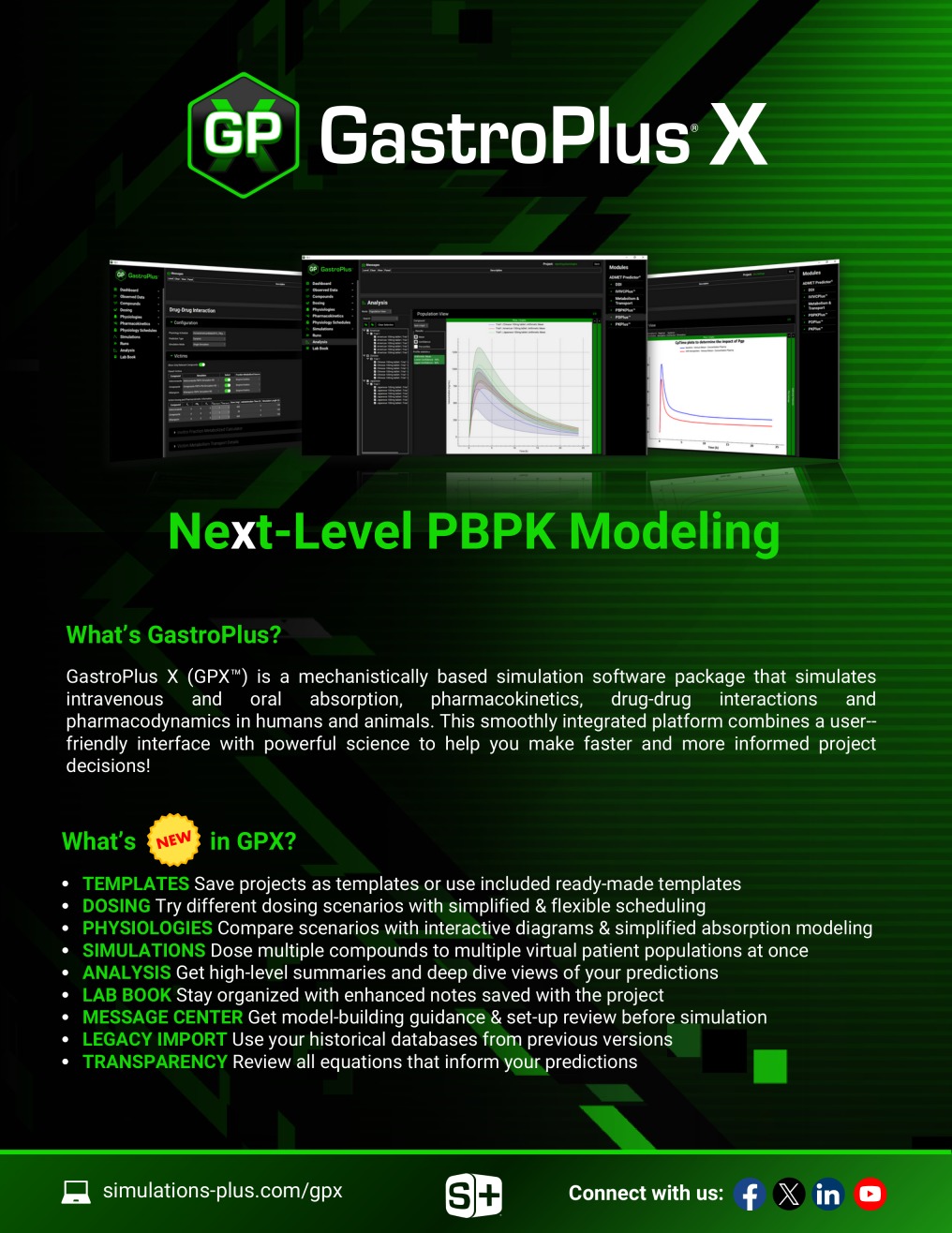 GastroPlus®X (GPX™) Product Brochure - Simulations Plus