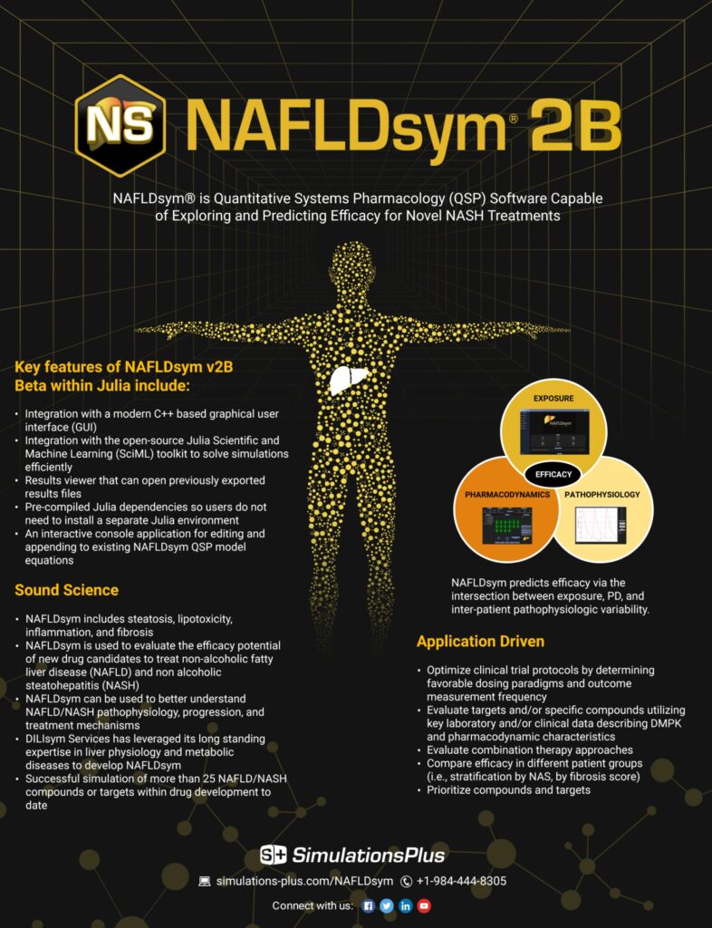 NAFLDsym® 2B Product Brochure - Simulations Plus