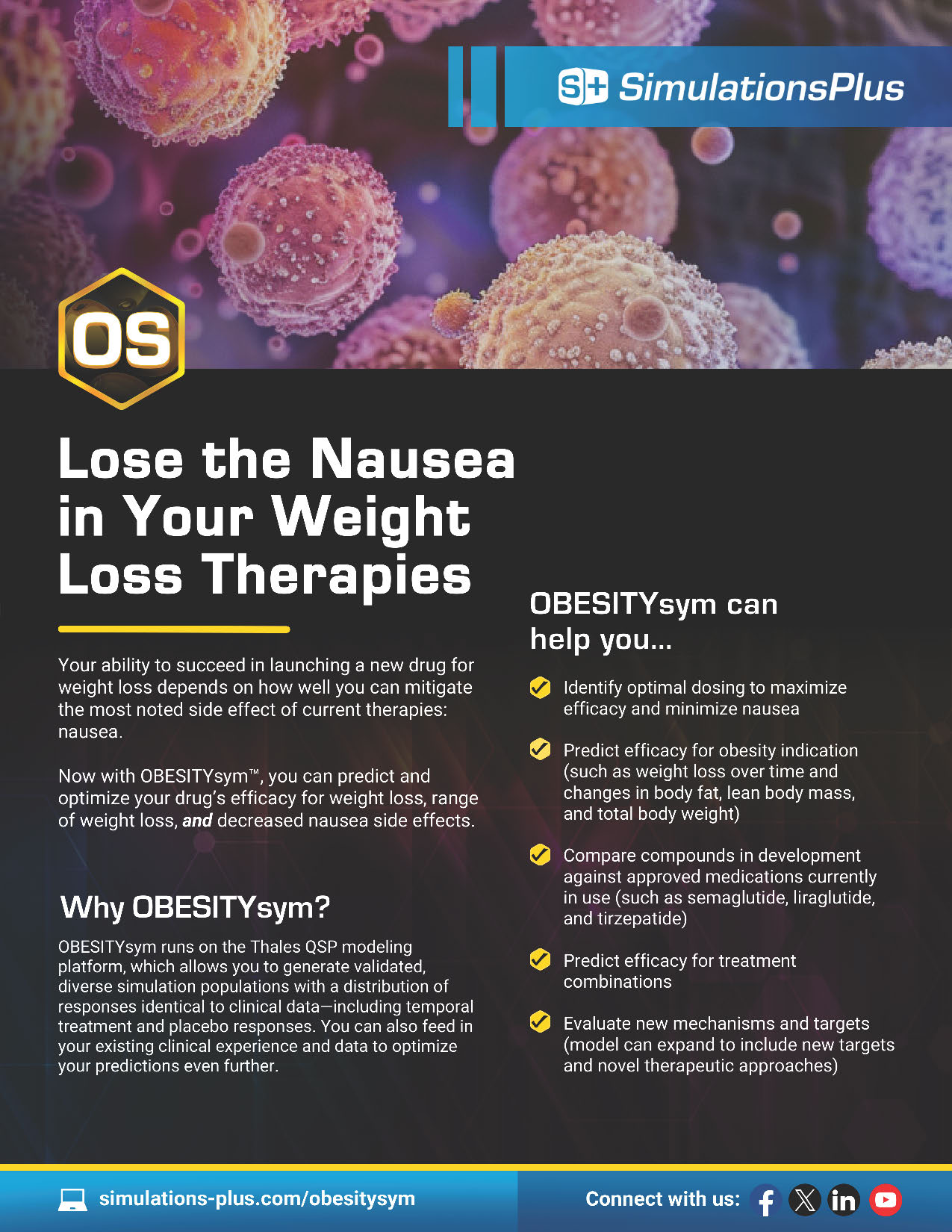 OBESITYsym Flyer - Simulations Plus