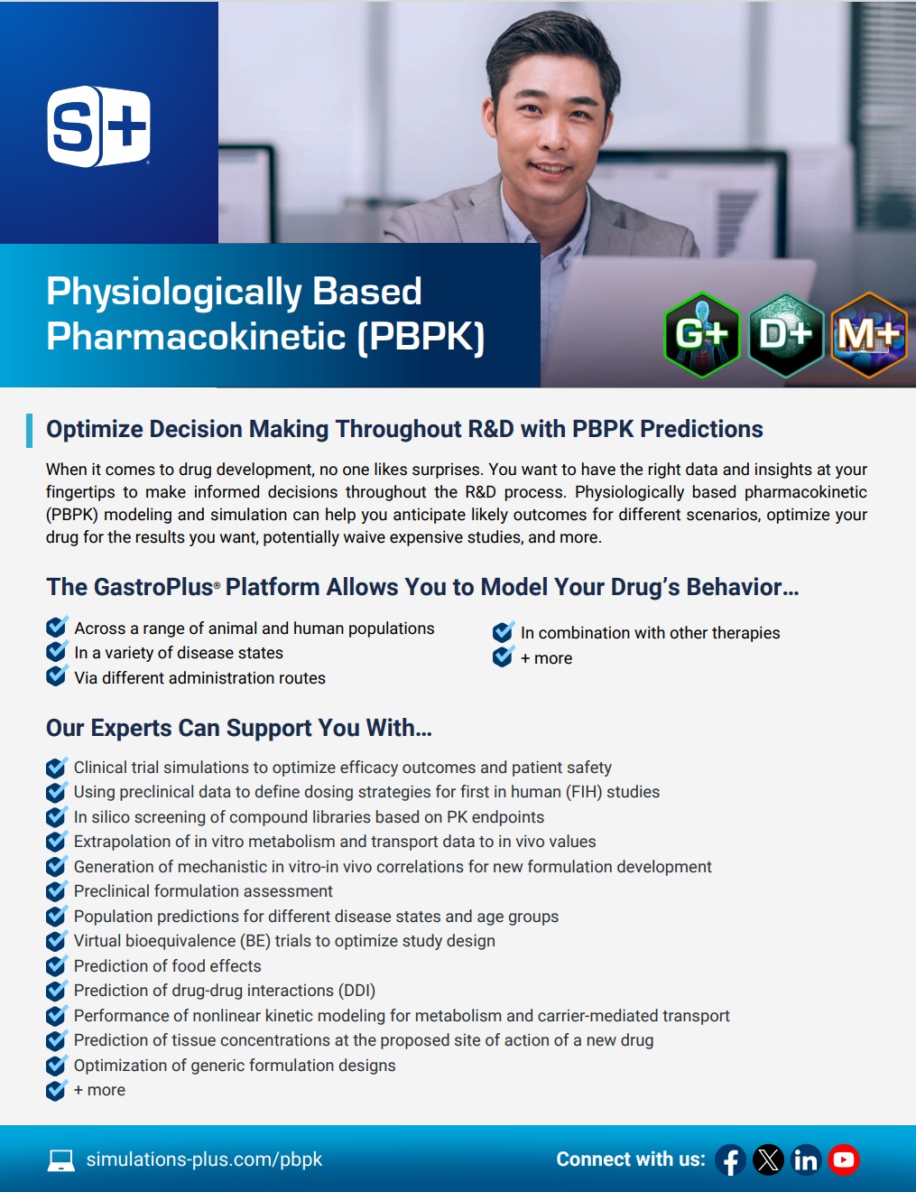 PBPK Software and Services Flyer - Simulations Plus