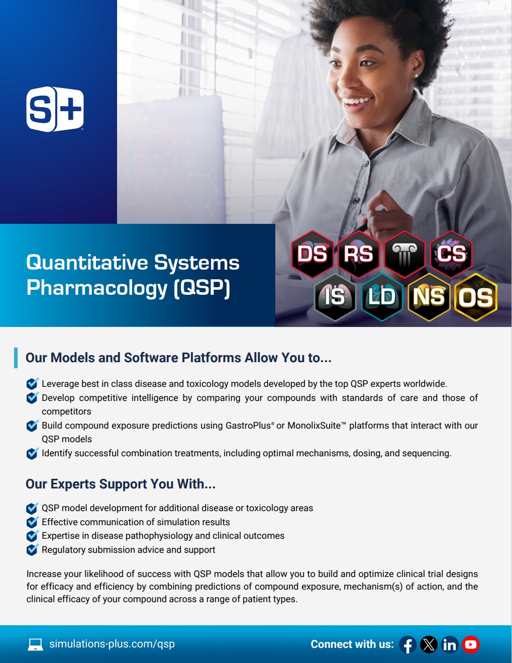 QSP Software and Service Flyer - Simulations Plus