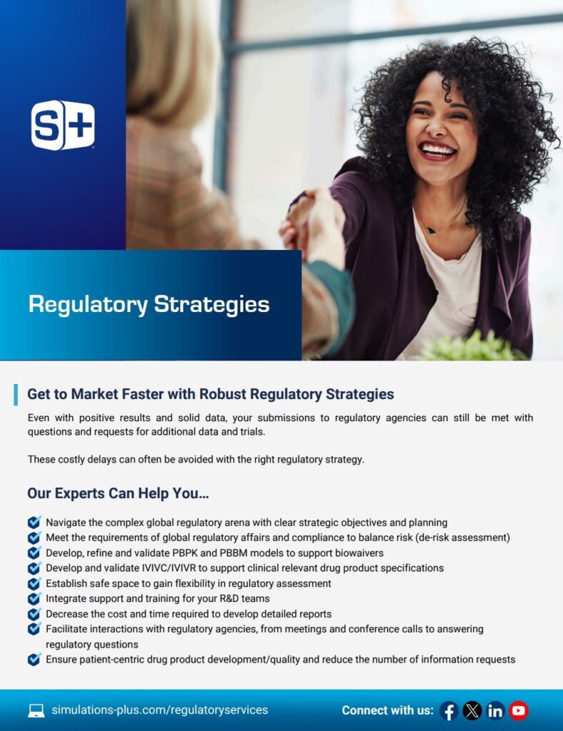 Regulatory Strategies Flyer - Simulations Plus