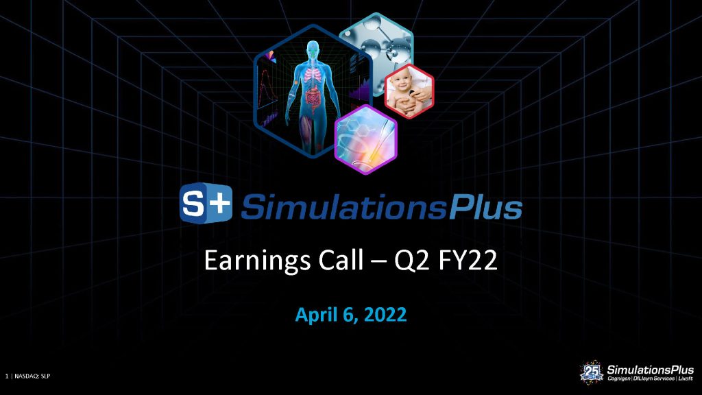 Simulations Plus Second Quarter FY 2022 Financial Results - Simulations ...
